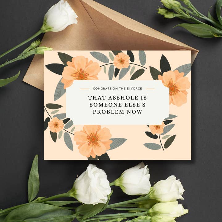 Congrats On the Divorce Card